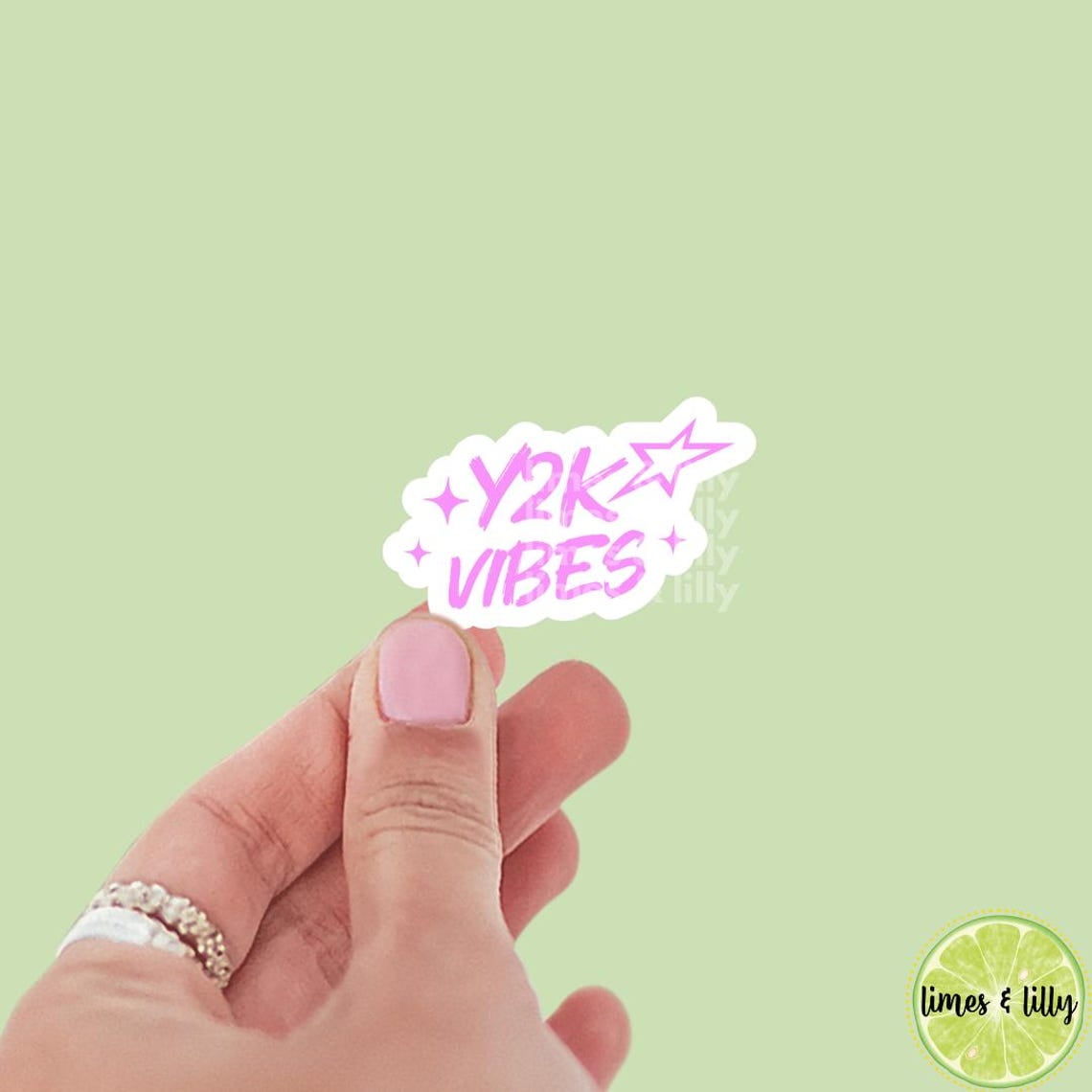 Stickly Y2K Vibes Neon Font Vinyl er | Kindle ers | Y2K | 2000s | Retro ...