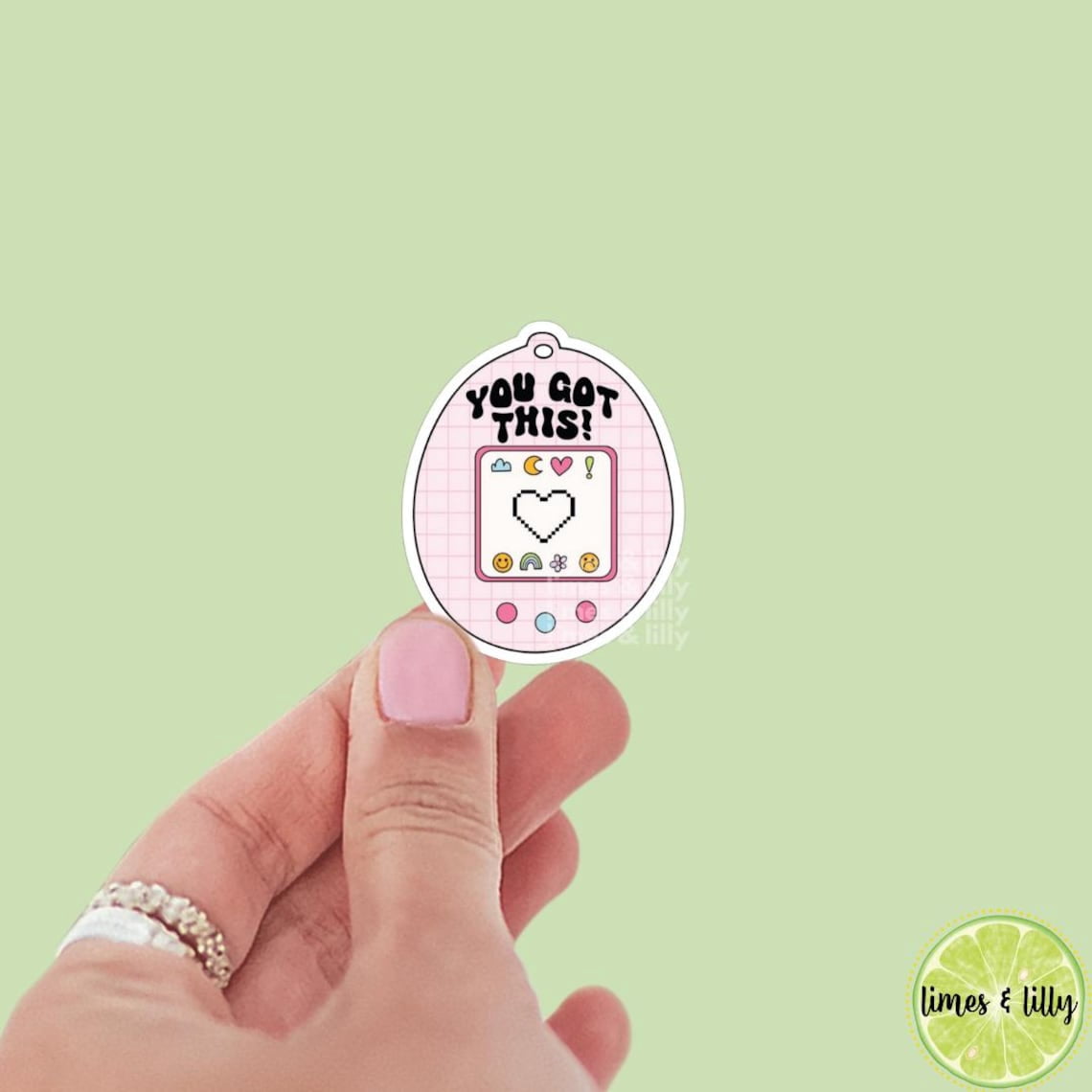 Stickly You Got This Electronic Pet Keychain Vinyl Er, Mental Health Er ...