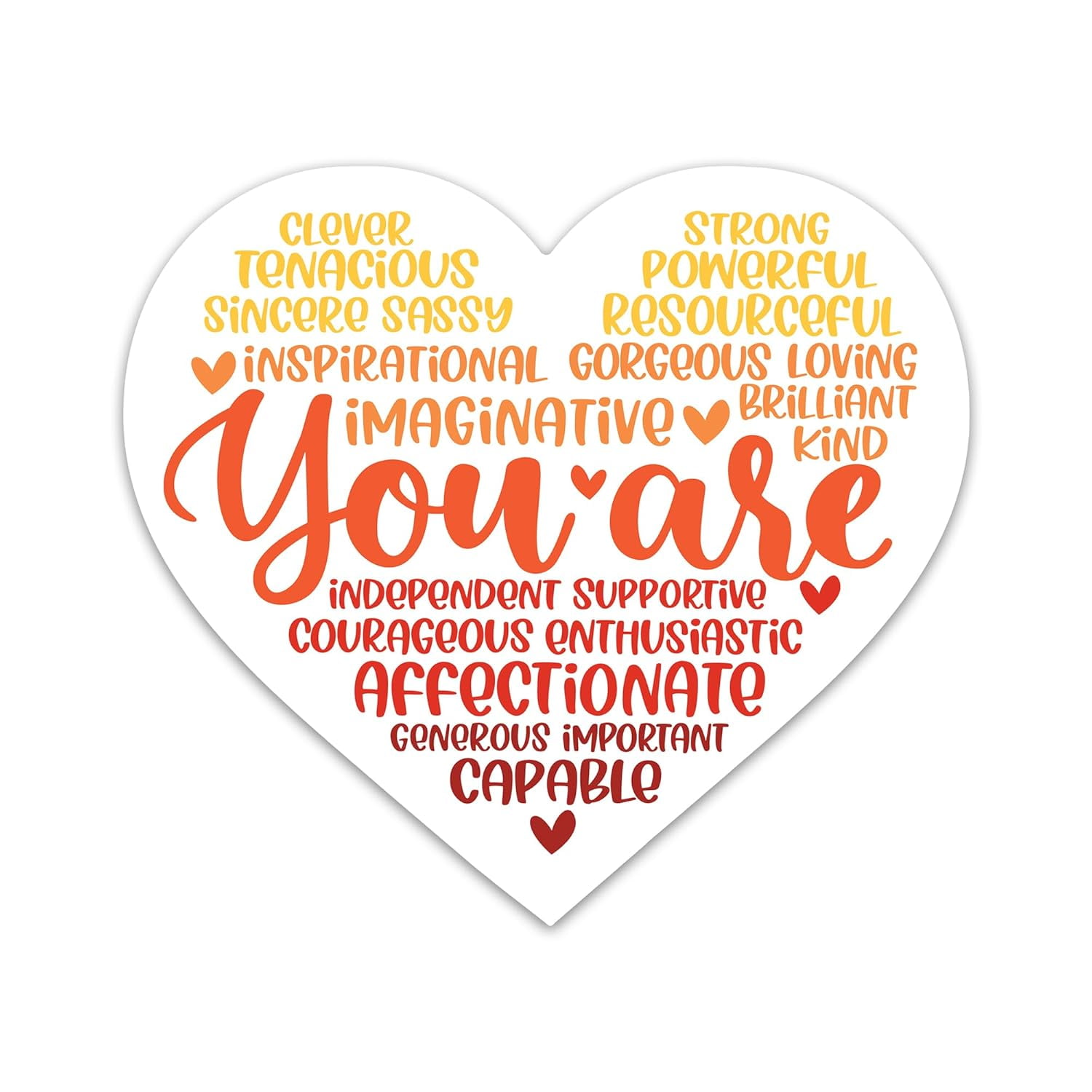 Stickly You are Positive Affirmation Sticker Affirming Words ...
