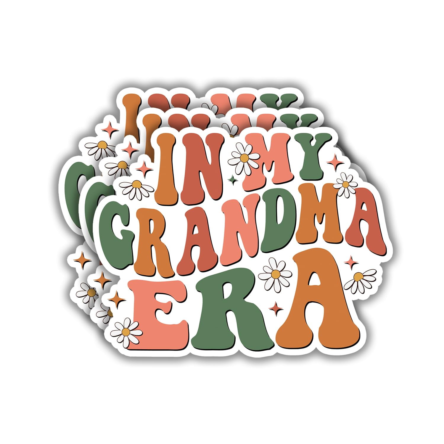 Stickly in My Grandma Era Sticker for Tumbler Kindles Laptops Phone ...
