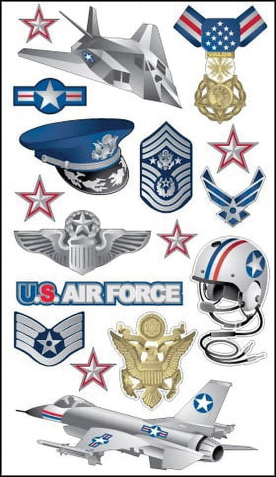 Sticko Air Force Stickers, 1 Each - Walmart.com