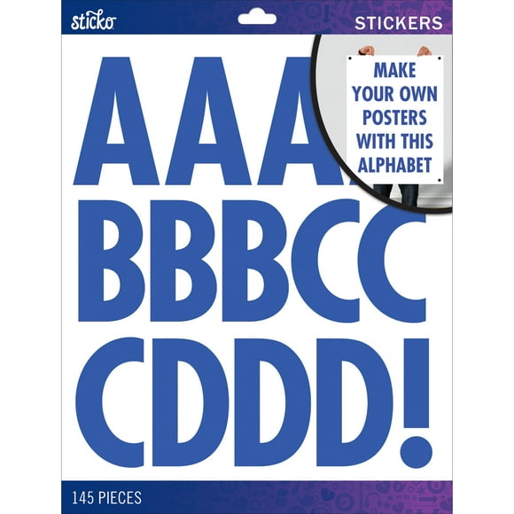Extra Large Alphabet Stickers