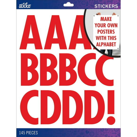 Extra Large Alphabet Stickers