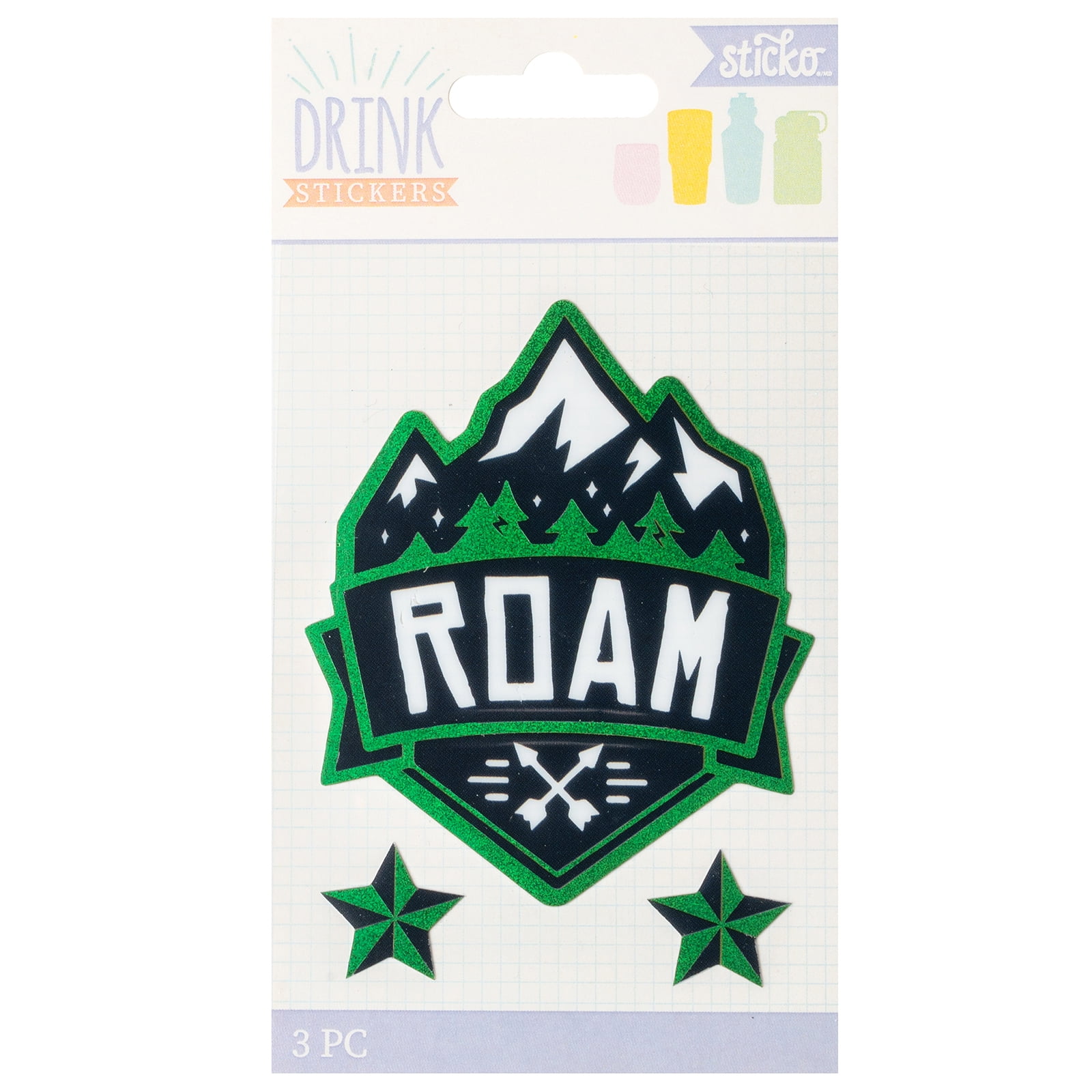 Sticko Green Tropical Leaves Sticker Strip, 700 Piece - Walmart.com