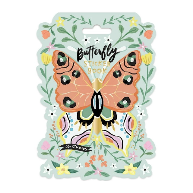 Sticko Multicolor Butterfly Sticker Book, 100 Stickers - Walmart.com