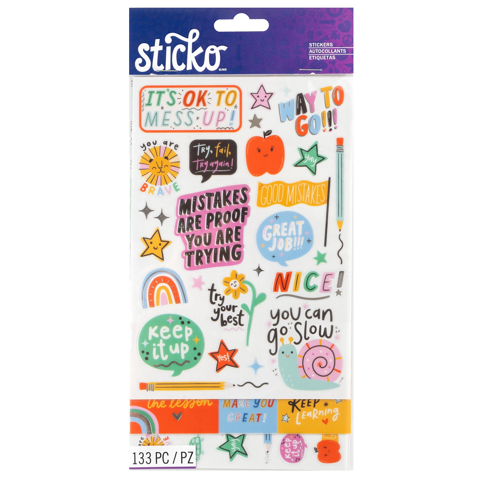 Sticko Multicolor School Flip Pack, 163 Piece - Walmart.com