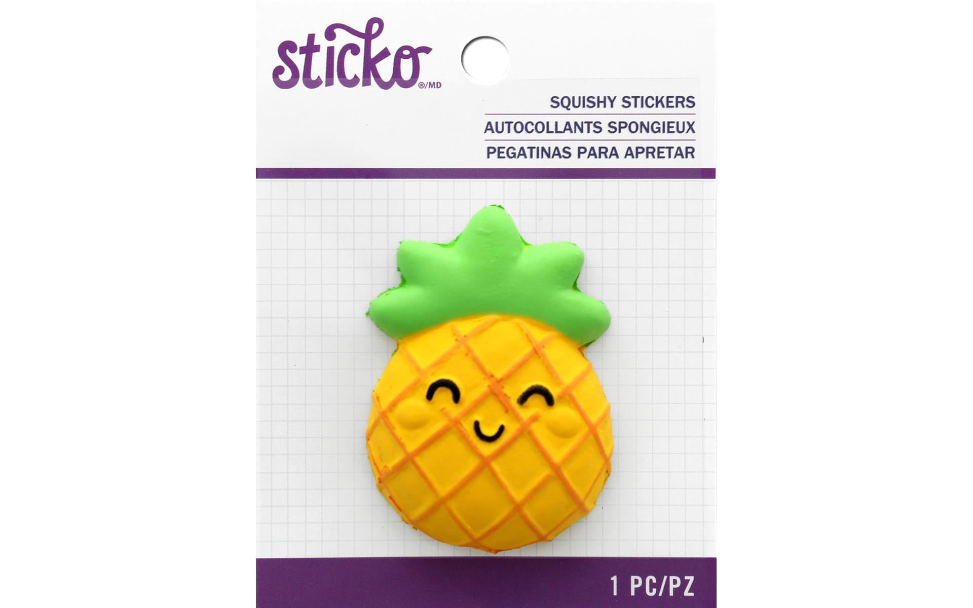 Sticko Squishy-Pineapple 52-45085, Other - Walmart.com