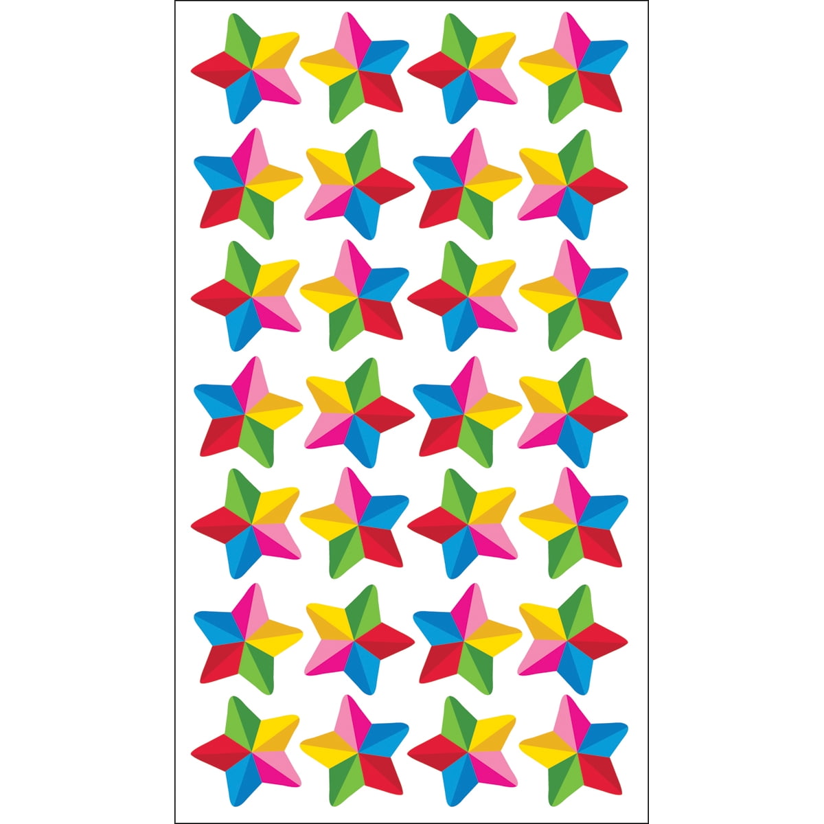 Sticko Stickers-Colorful Stars, Pk 6, Sticko - Walmart.com