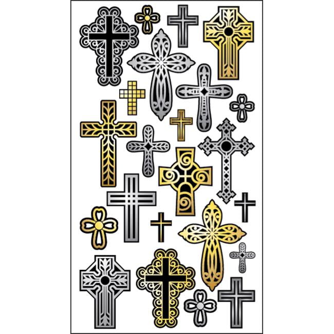 Sticko Stickers-Cross Repeats, Pk 6, Sticko - Walmart.com