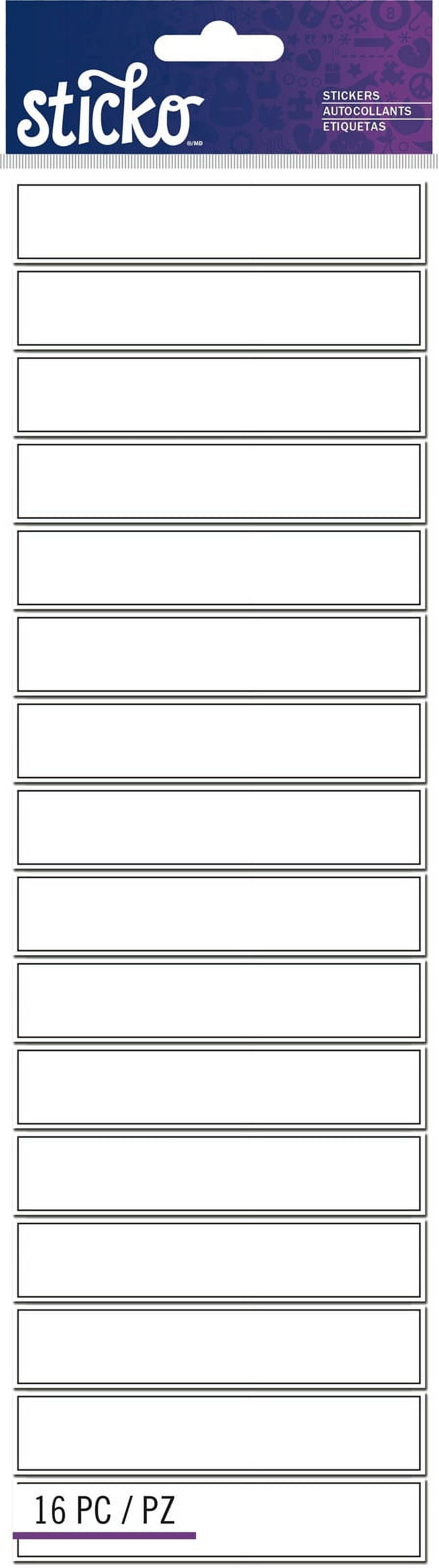 Sticko Stickers-Kraft Organization Labels - Walmart.com