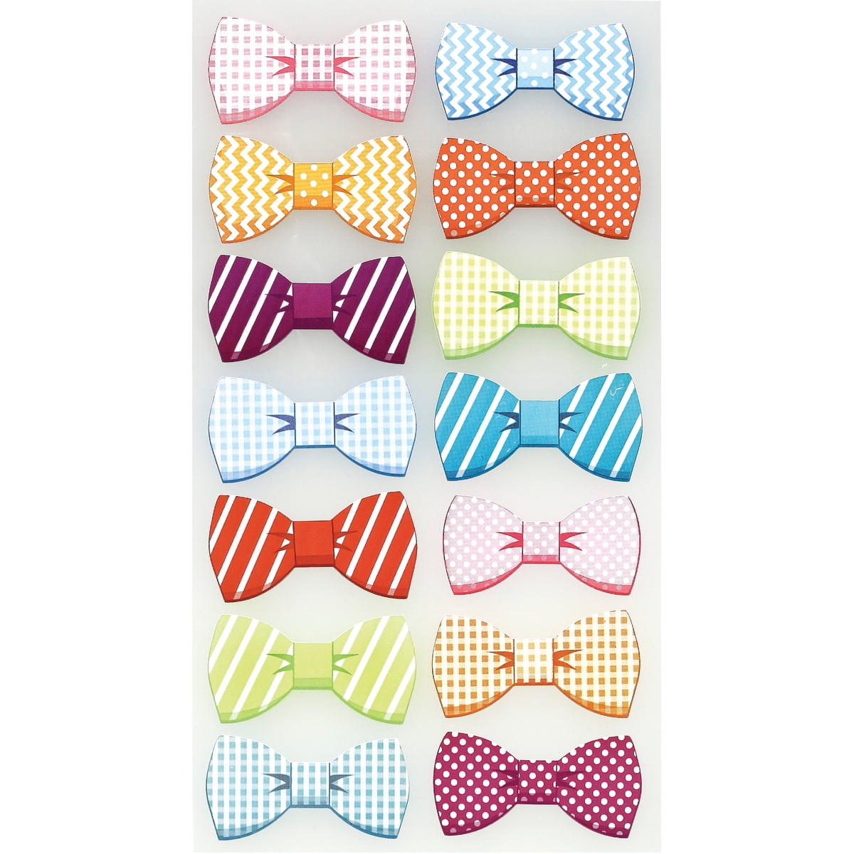 Sticko Stickers-Pattern Bows - Walmart.com