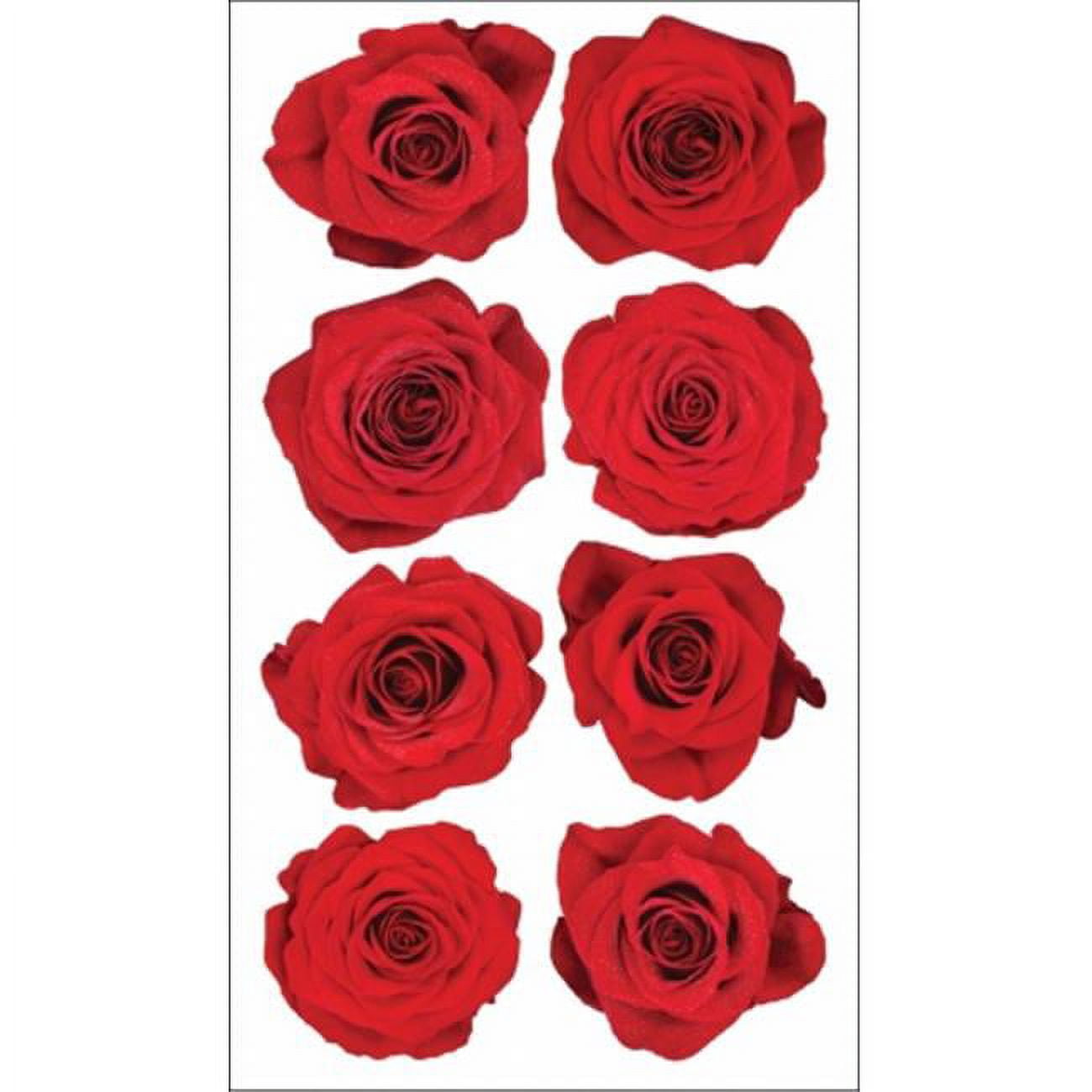 Sticko Stickers-Red Roses - Walmart.com