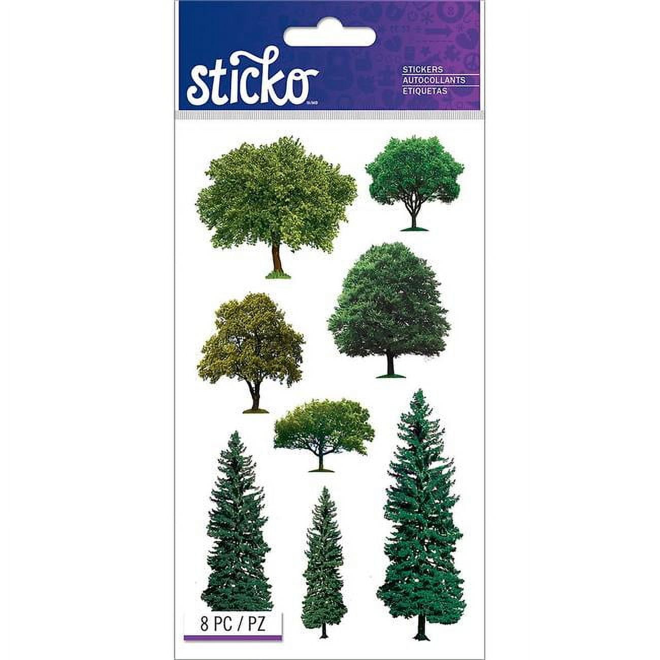 Sticko Stickers-Trees - Walmart.com