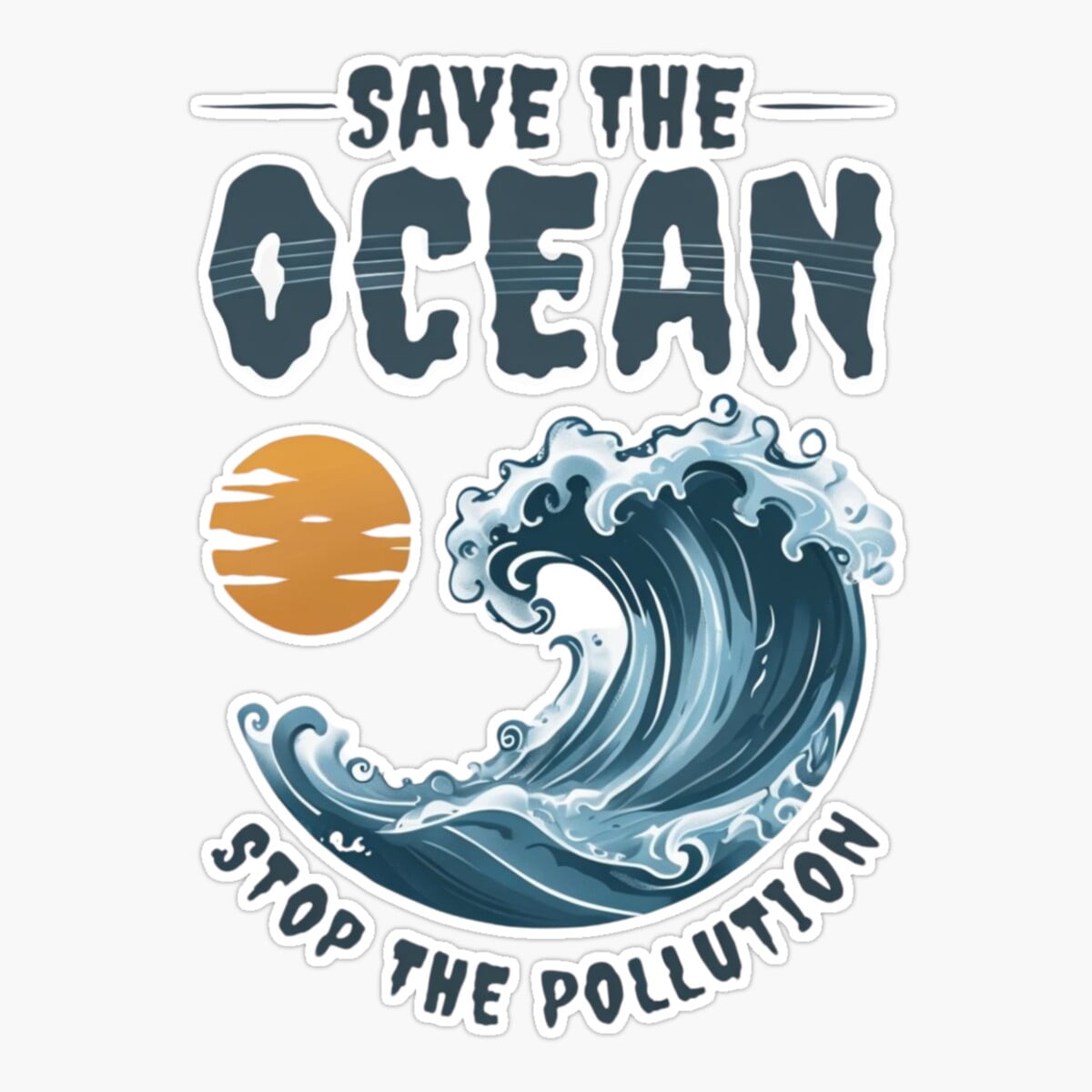 Stickology Activism-Inspired Ocean Conservation Illustration – Protect ...
