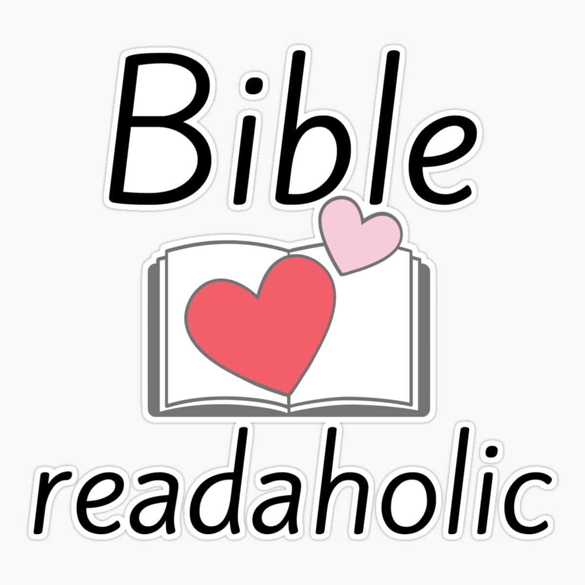 Stickology Bible Readaholic Sticker, Phone Decal Water Bottle Stickers Car Decals, Funny ...