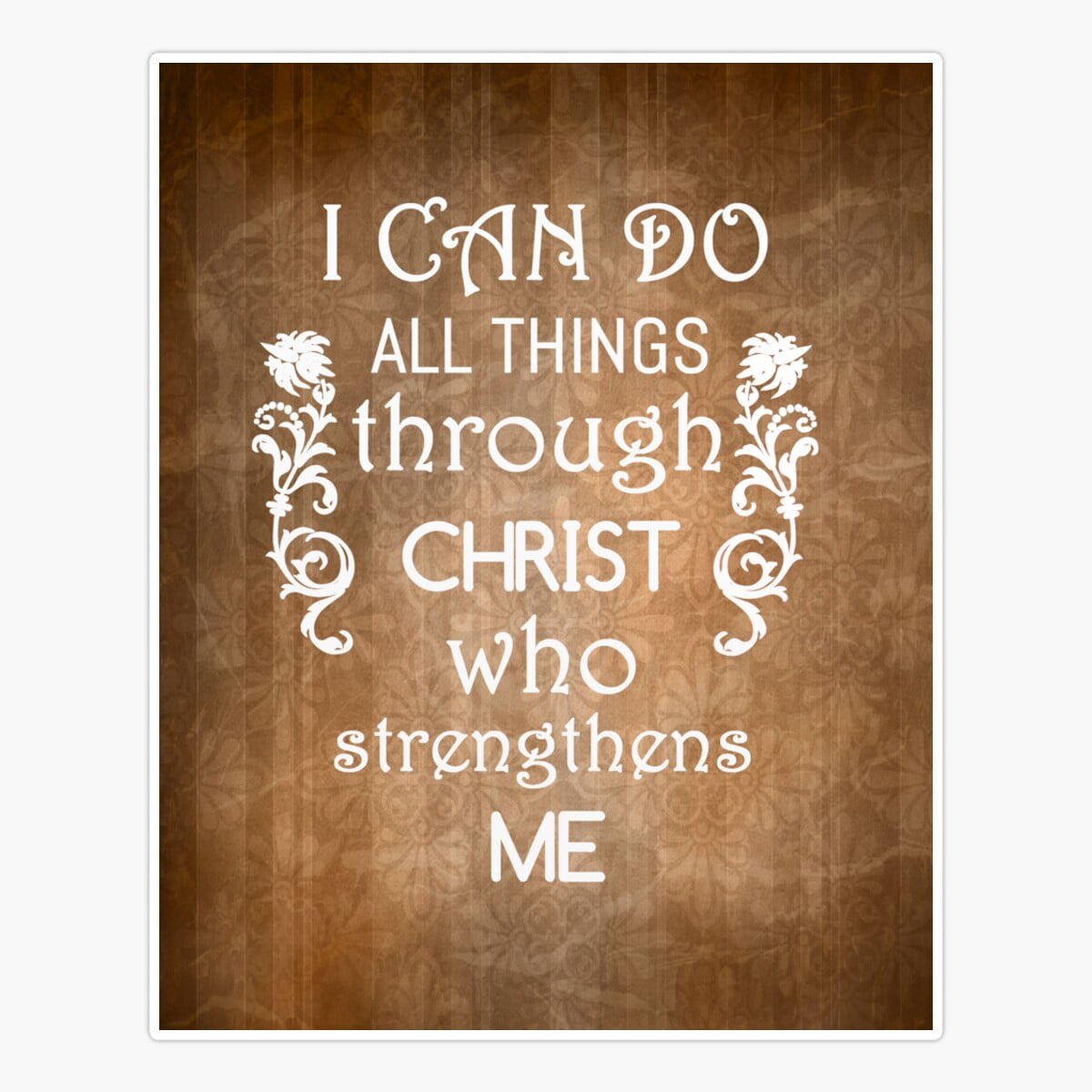 Stickology Bible Verses I Can Do All Things Through Christ Who ...
