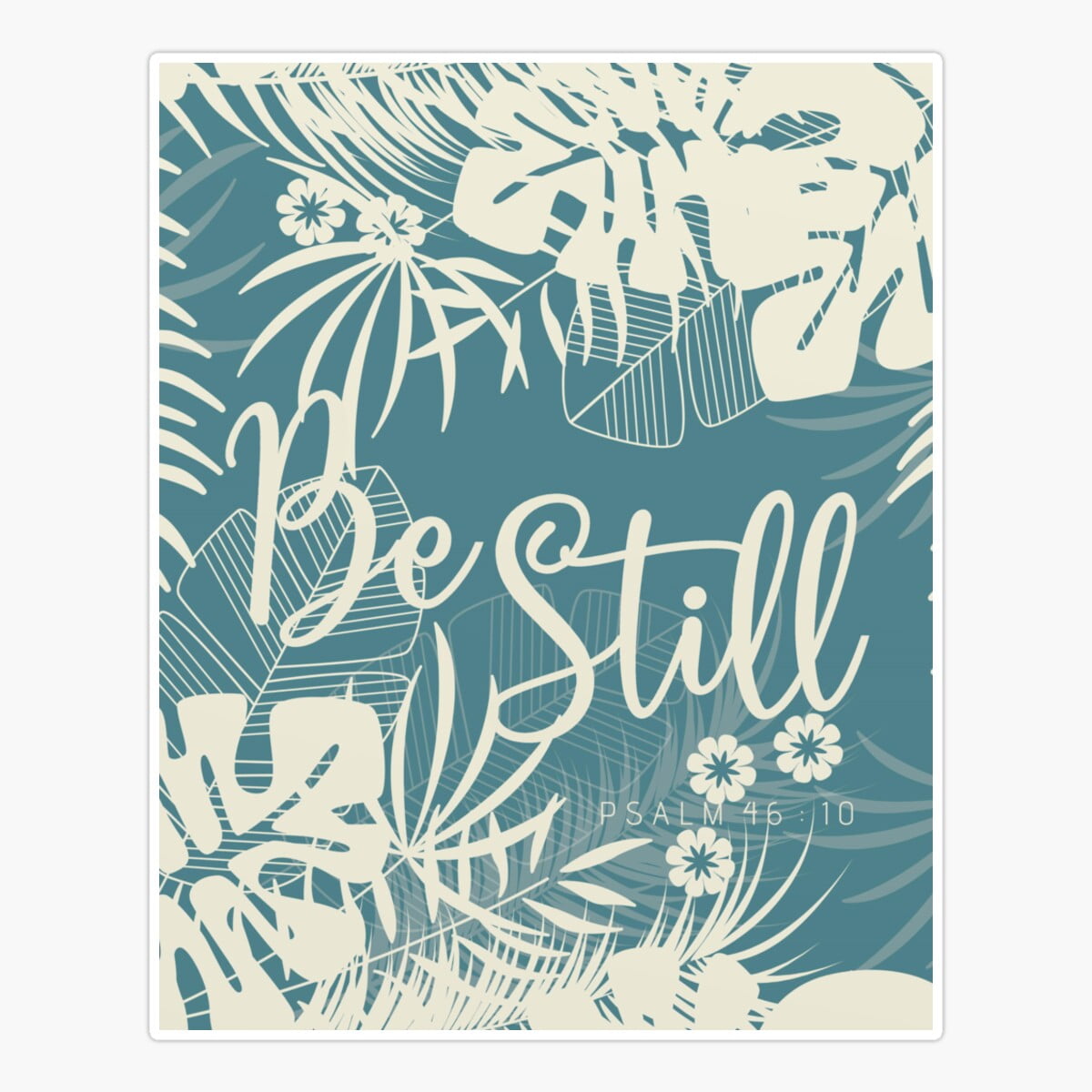 Stickology Bible Verses Psalm 46:10 Sticker, Phone Decal Water Bottle ...