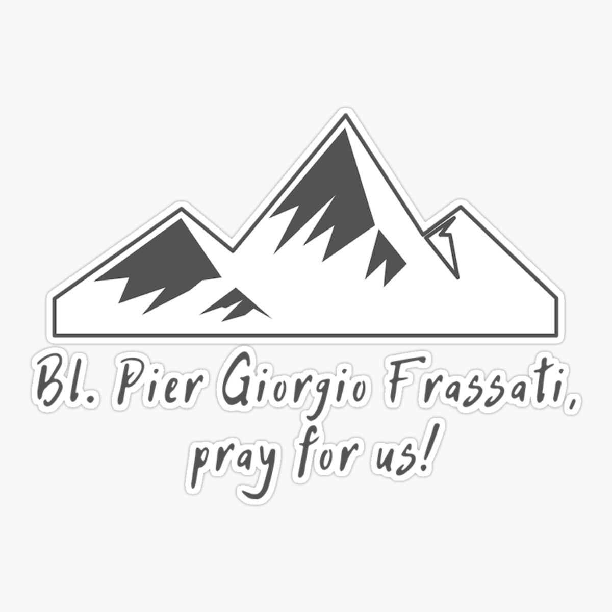 Stickology Bl. Pier Giorgio Frassati Sticker, Phone Decal Water Bottle ...