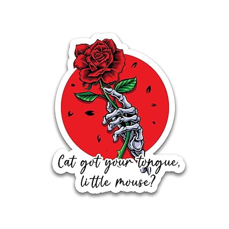 Stickology Cat Got Your Tongue Little Mouse Sticker, Book Stickers ...