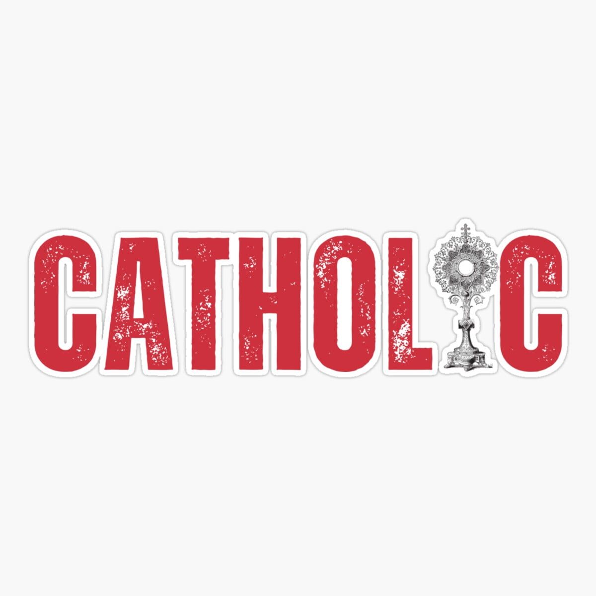 Stickology Catholic Sticker, Phone Decal Water Bottle Stickers Car ...