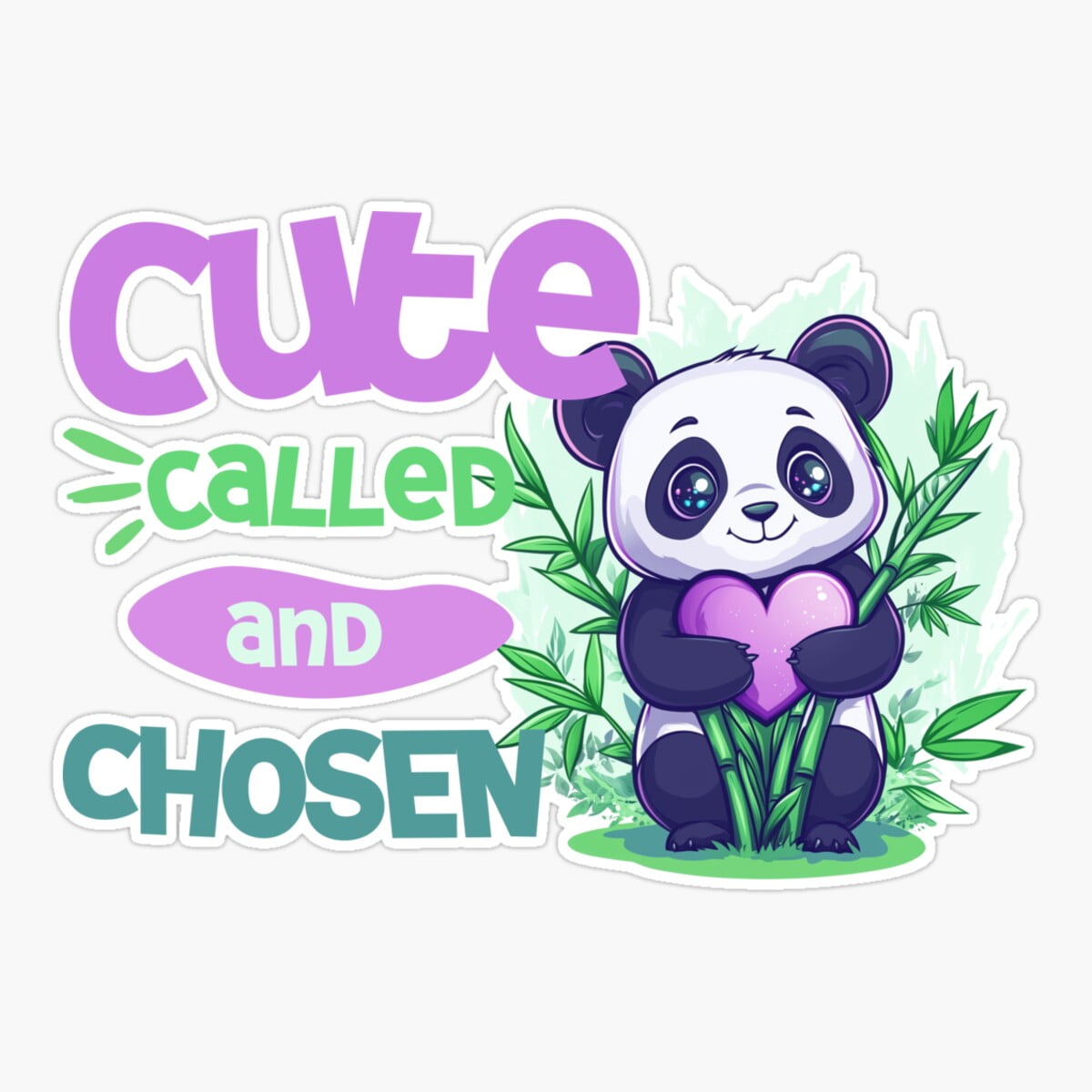 Stickology Cute, Called And Chosen Sticker, Phone Decal Water Bottle ...
