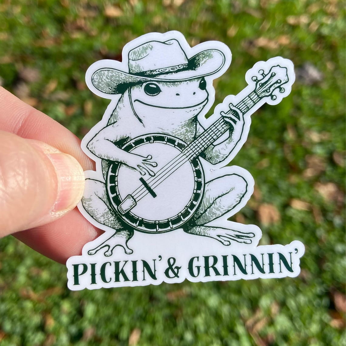 Stickology Funny Frog Playing Banjo er, Pickin' & Grinnin er, Bluegrass ...