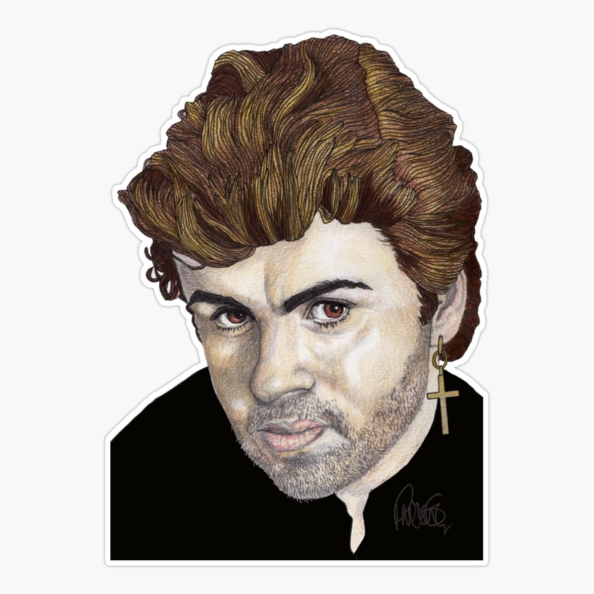 Stickology George Sticker, Phone Decal Water Bottle Stickers Car Decals ...