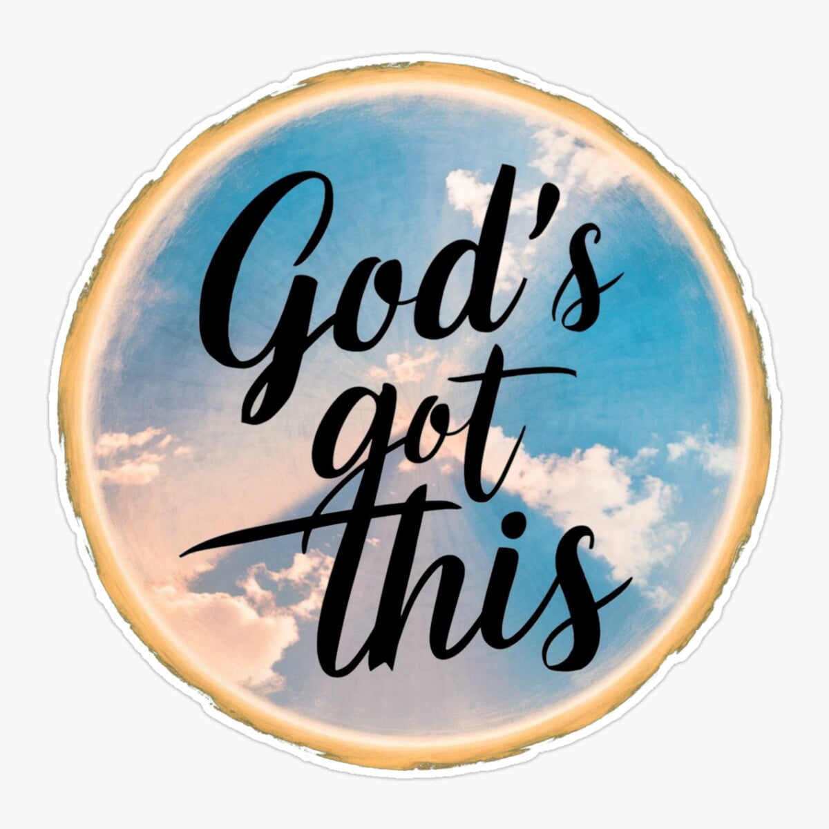 Stickology God'S Got This Sticker, Phone Decal Water Bottle Stickers ...