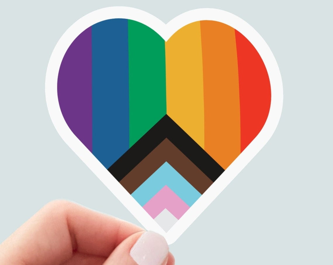 Stickology LGBTQ heart er, pride er, rainbow er, water bottle er ...
