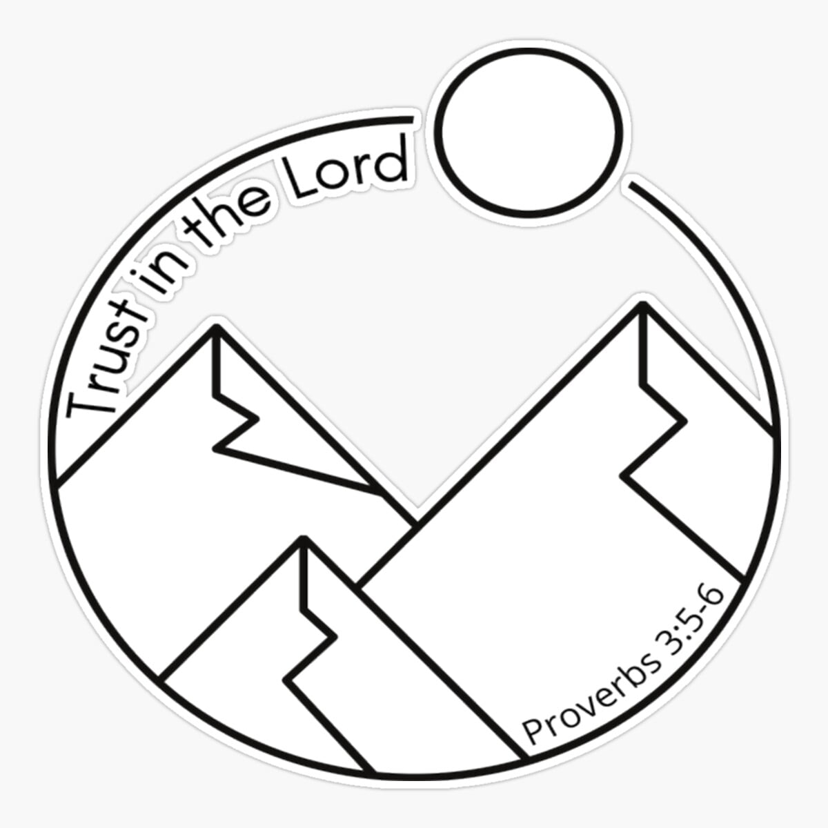 Stickology Lds-Youth-Theme-2022-Trust-In-The-Lord Sticker, Phone Decal ...