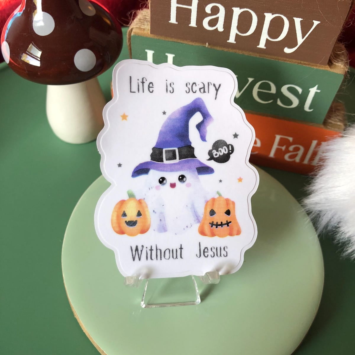 Stickology Life is scary without sticker Laptop decal decal Faith ...
