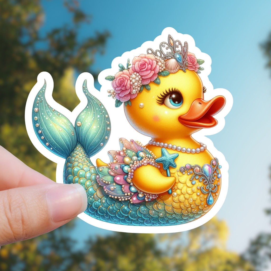 Stickology Mermaid er Mermaid Duck er Ducks Mermaid Fantasy Beach Life ...