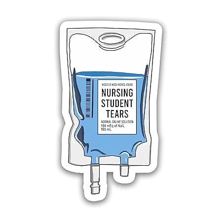 Stickology Nursing Student Tears Stickers, Future RN Registered Nurse ...
