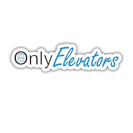 Stickology Only Elevators Sticker, Hard Hat Sticker, Construction Stickers, Only Fans Sticker ...