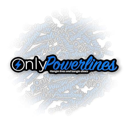 Stickology Only Powerlines Stickers Funny Lineman Electrician Hard Hat ...