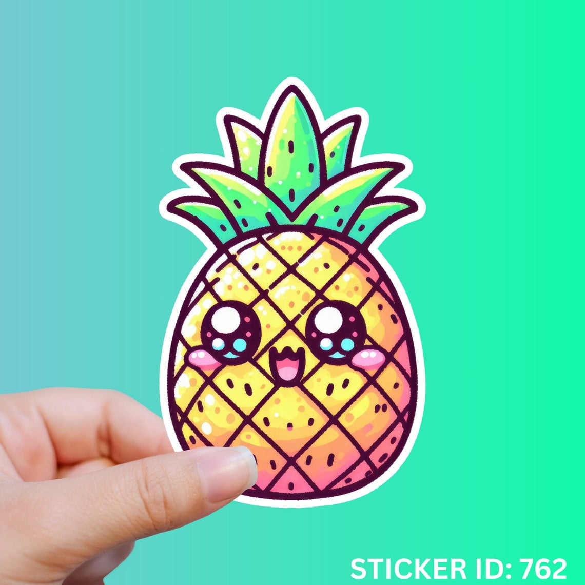 Stickology Pineapple Kawaii ers Kawaii Cute er Food er Laptop er Water ...