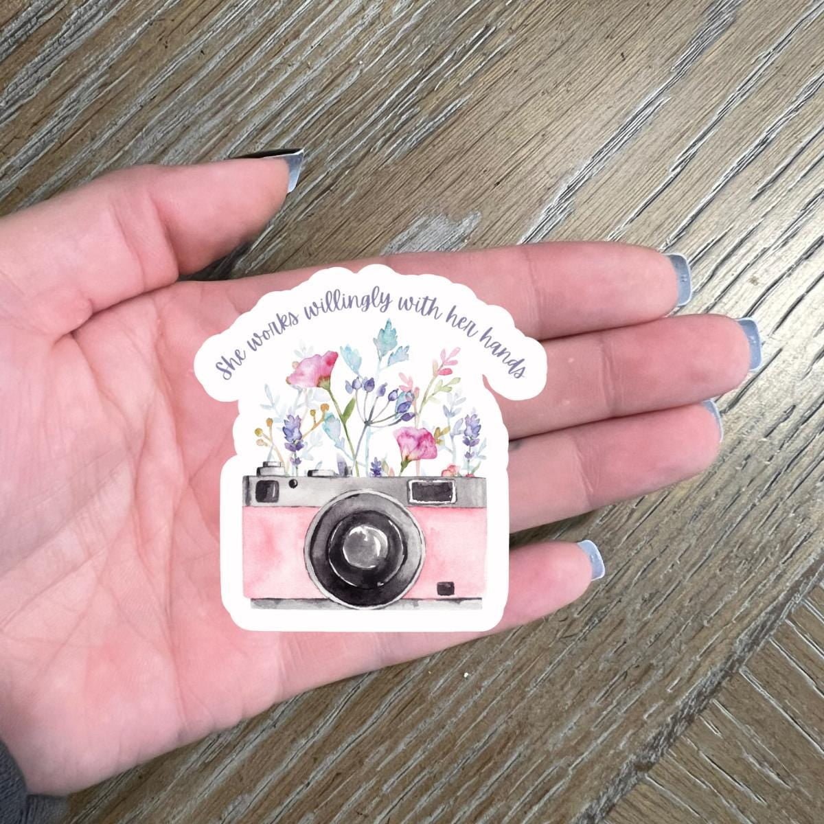 Stickology She Works Willingly With Her Hands Sticker l Christian ...