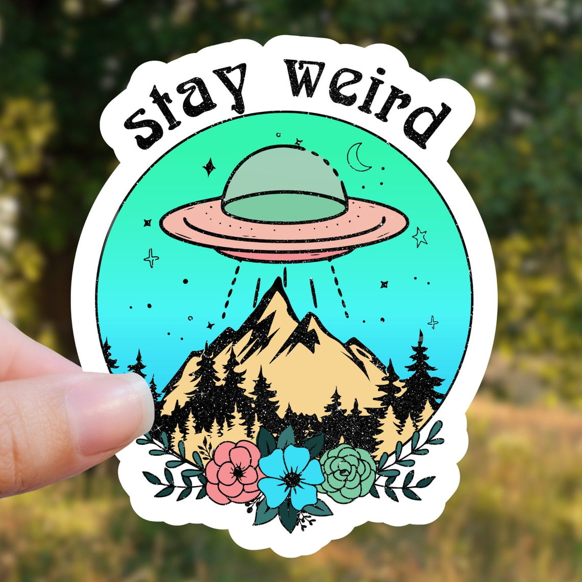 Stickology Stay Weird er Alien er Funny er Extraterrestrial Sci Fi er ...