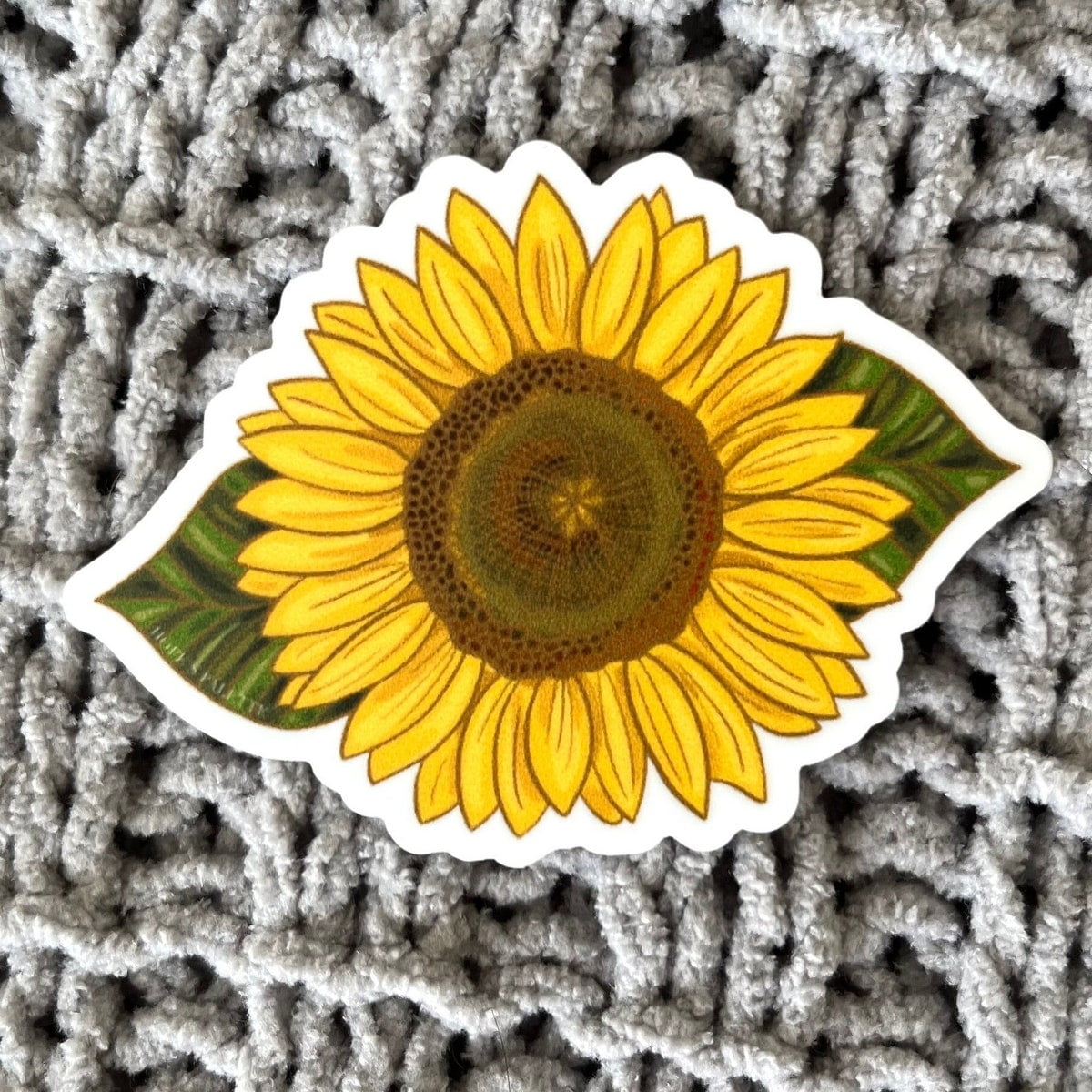 Stickology Sunflower Vinyl Sticker, Waterproof and Weather Resistant ...