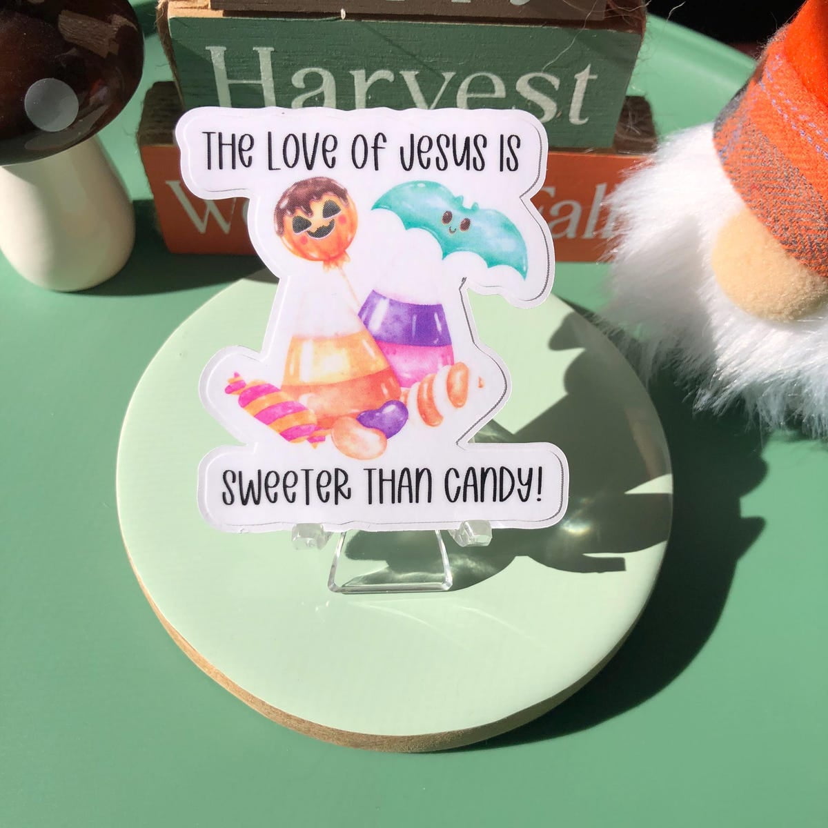 Stickology The love of is sweeter than candy sticker Fall Sticker ...