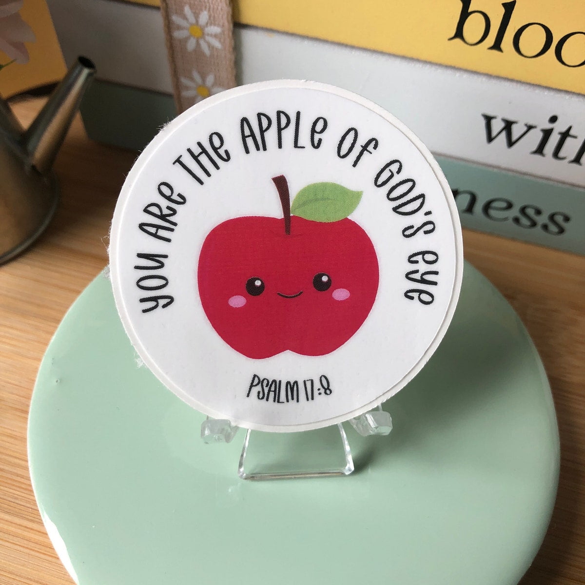 Stickology You are the apple of God’s eye Psalms 17:8 Scripture Laptop ...