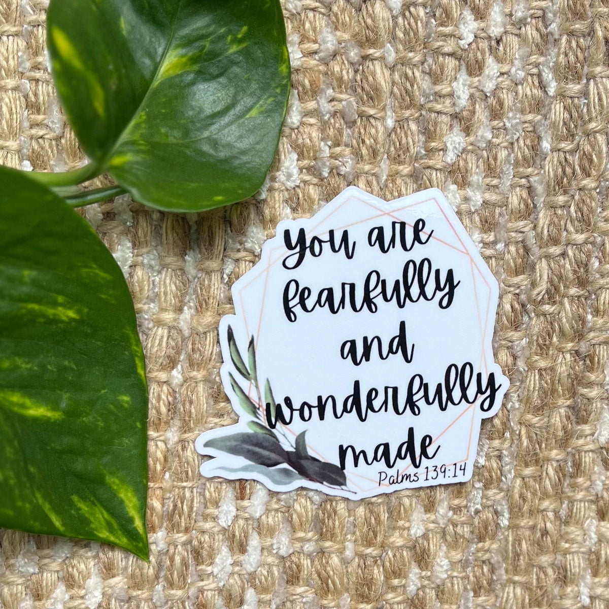 Stickology palms 134:14 you are fearfully and wonderfully made sticker ...