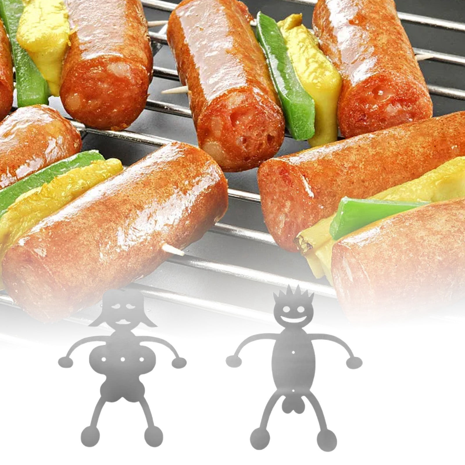 Sticks for Crafting Flexible Camp Stainless Steel Flat Rod Chicken Cake ...