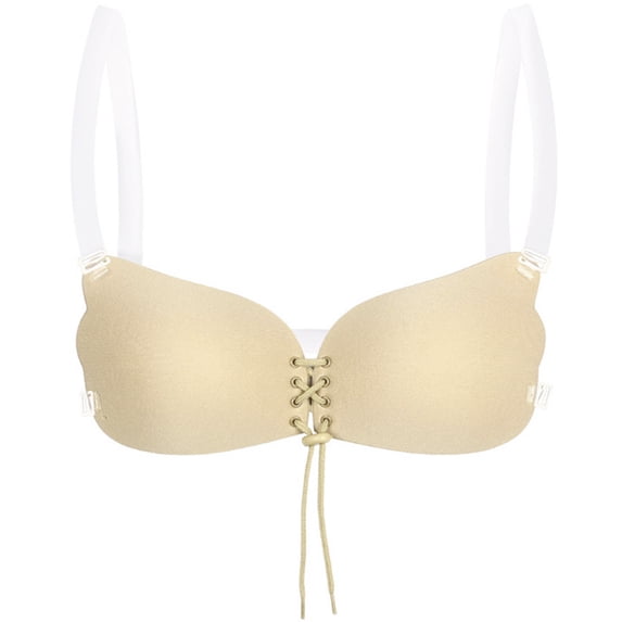 Sticky Backless Push up Bras Strapless Adhesive Bra Reusable Silicone ...