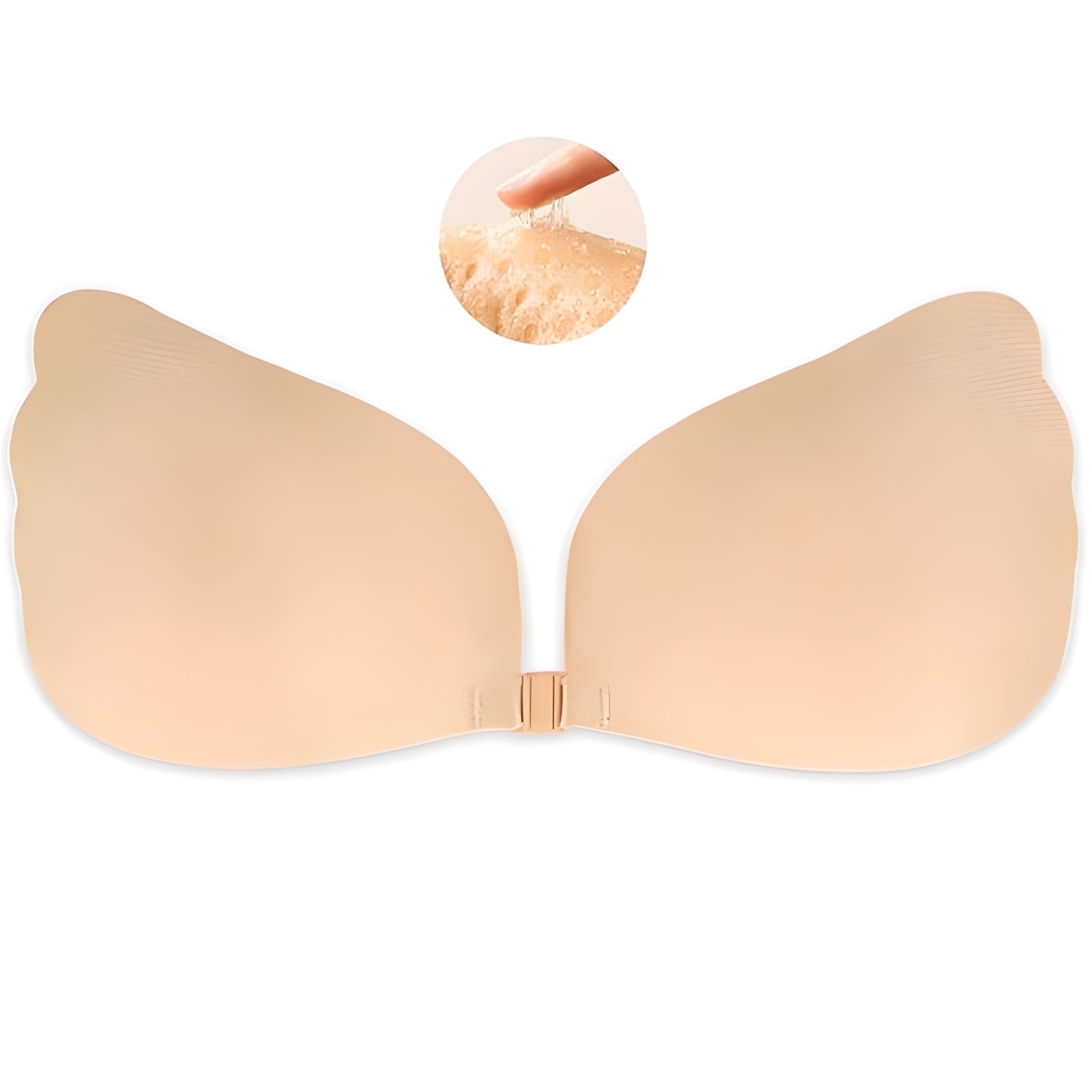 Sticky Bra, Push Up Sticky Boobs for Women, Invisible Silicone Bras for ...