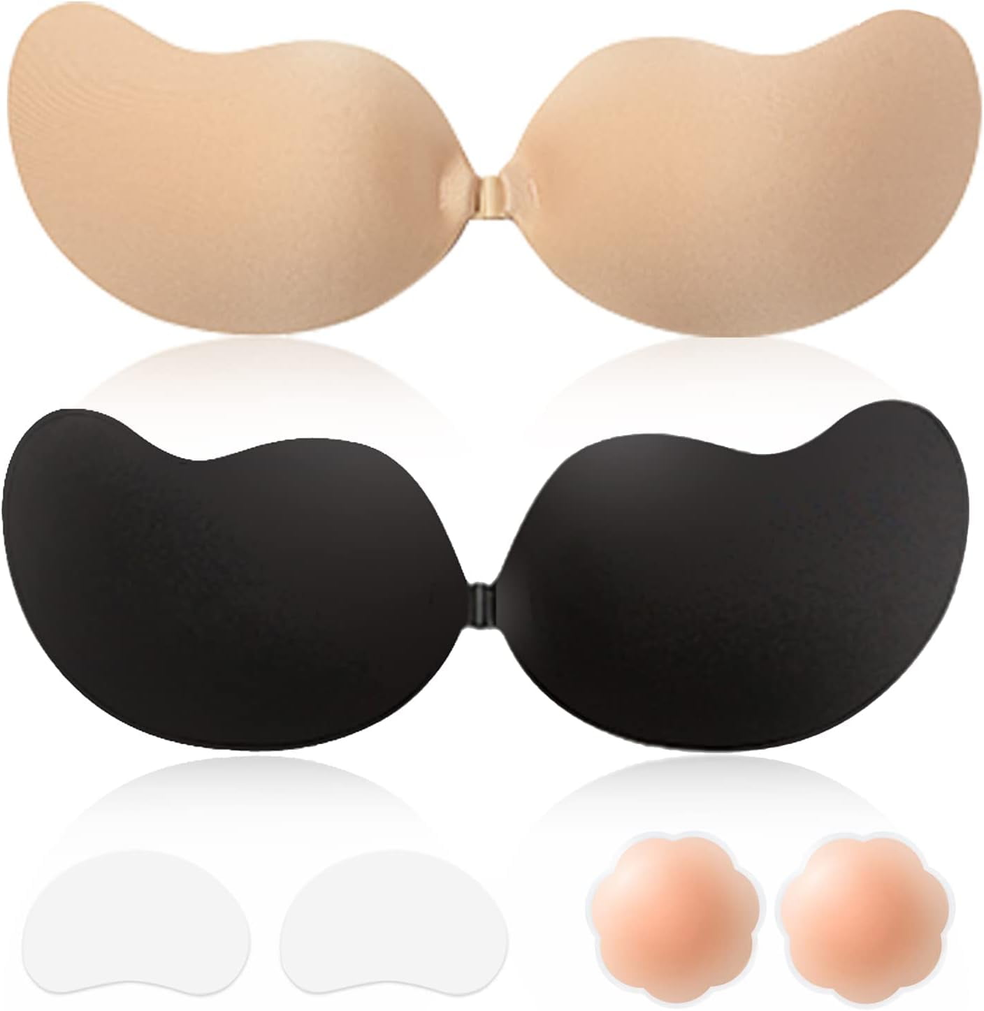 Sticky Bra Backless Adhesive Strapless Invisible Push Up Stick On Bras