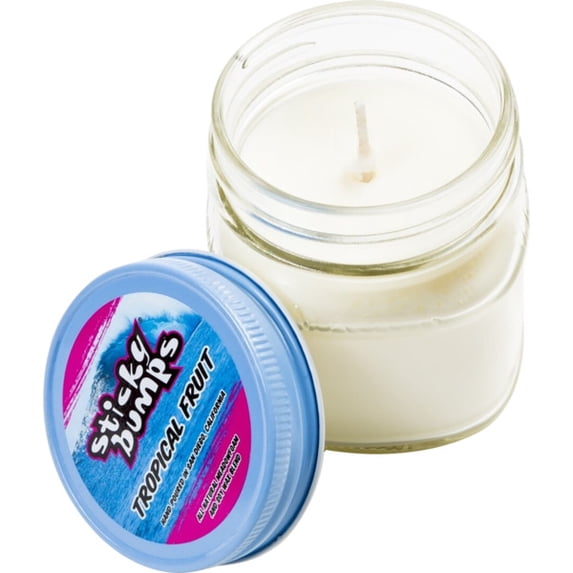 Sticky Bumps 7 oz. Glass Tropical Fruit Scented Surf Wax Candle ...