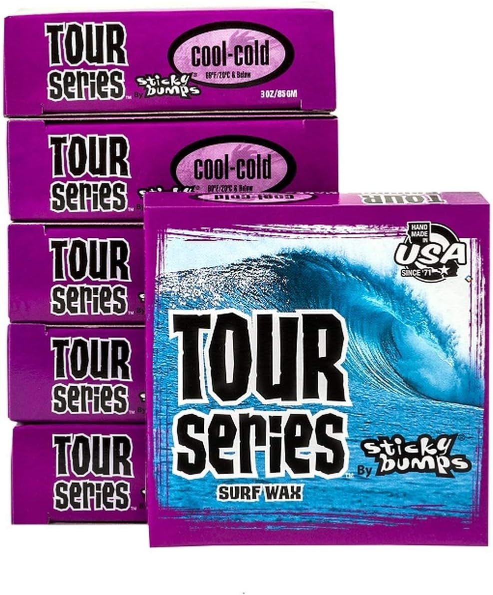 Sticky Bumps Tour Series Cool/Cold Temperature Surfboard Wax 12 Bars Dozen Pack - Walmart.com