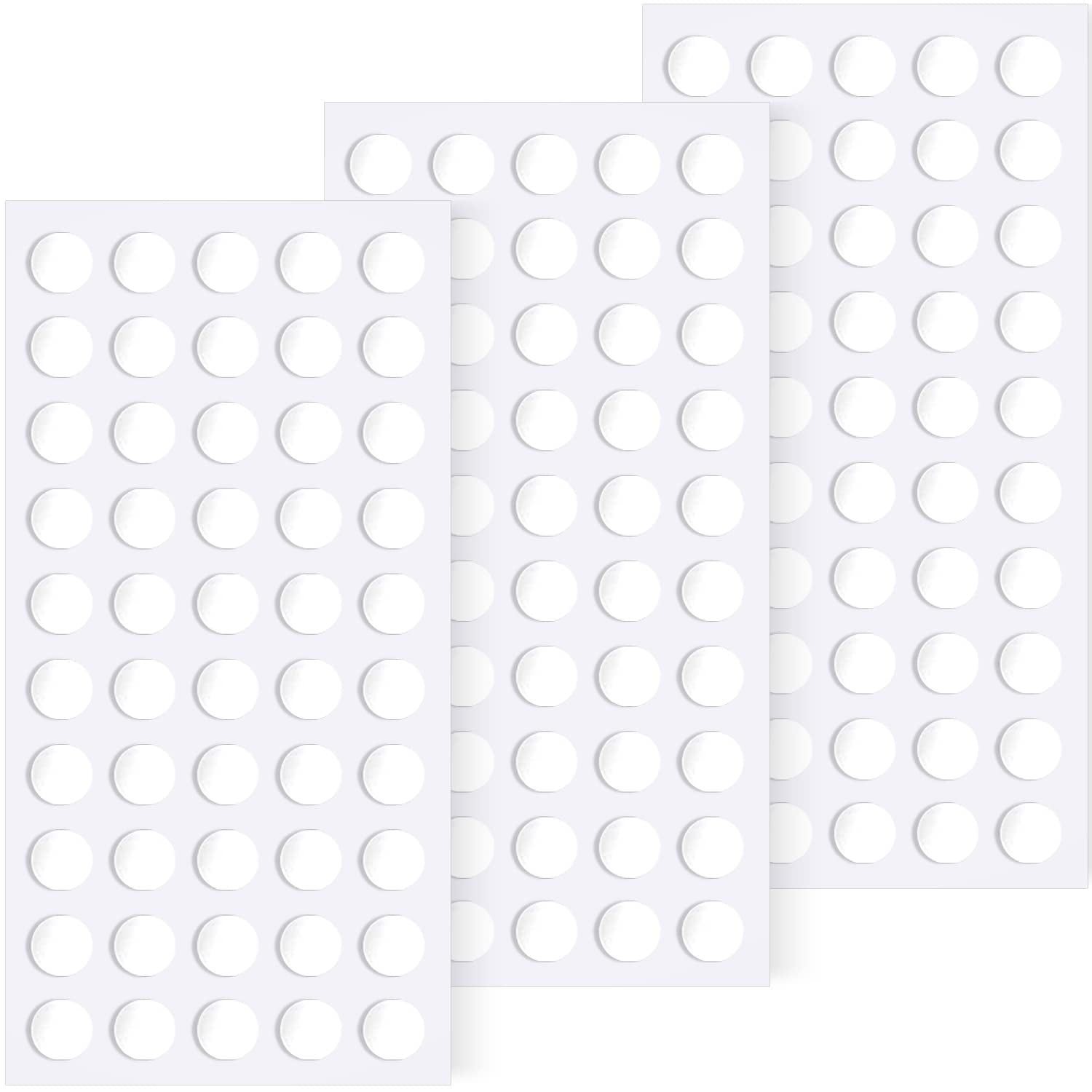 Sticky Dots. 150 6mm/0.24" Adhesive Tack. Double Sided Removable Clear ...