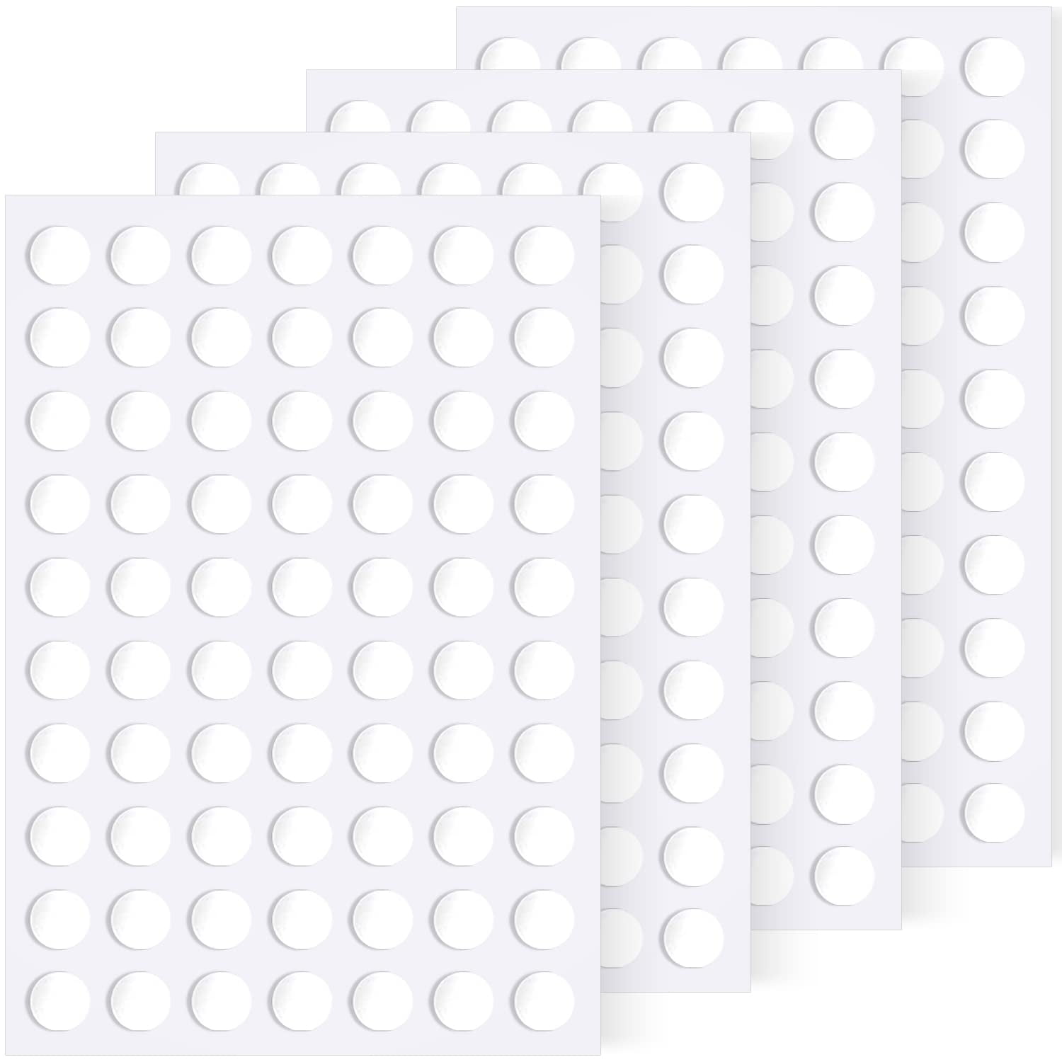 Sticky Dots, 280 6mm/0.24" Adhesive Tack, Double Sided Removable Clear ...